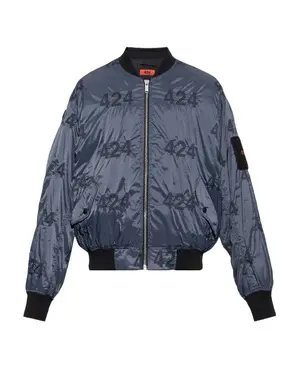 424 FAIRFAX 424 Reversible Emblem Bomber Jacket