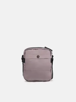 Stone Island Logo Patch Crossbody Bag - Black