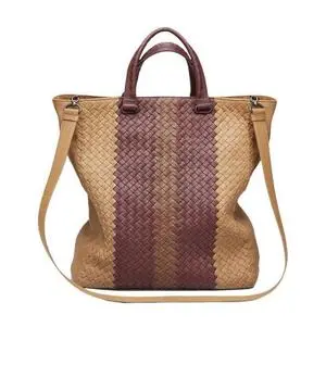 Bottega Veneta Woven Logo Tote Bag