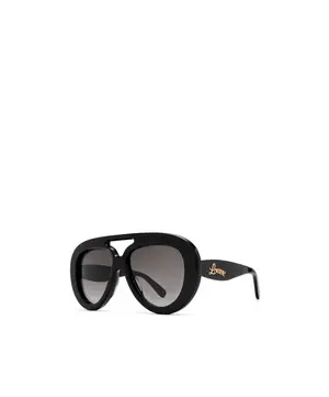 Loewe Aviator Frame Sunglasses - Black
