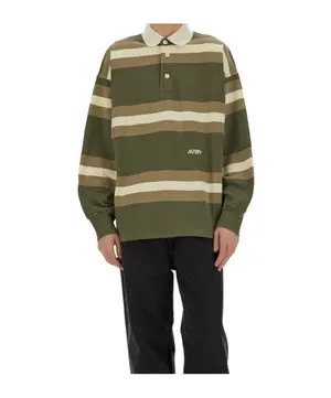 AUTRY Logo Embroidered Polo Shirt - Multicolor