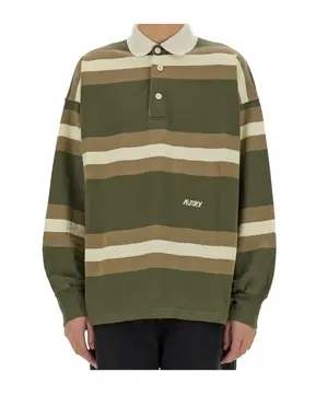 AUTRY Logo Embroidered Polo Shirt - Multicolor