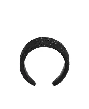 Gucci Crystal Headband - Black