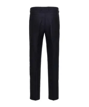 Etro Patterned Tailored Trousers - Black