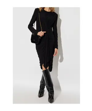 Isabel Marant Étoile Zorah Ruched Midi Dress