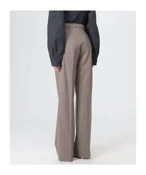 THE FRANKIE SHOP Tailored Wide Leg Trousers - Gray