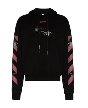 Off-White Arachno Oversized Hooded Sweatshirt