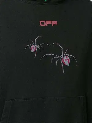 Off-White Arachno Oversized Hooded Sweatshirt