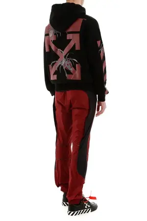 Off-White Arachno Oversized Hooded Sweatshirt