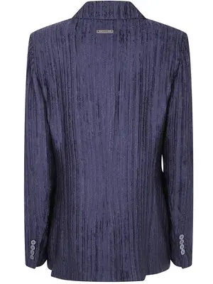 Peserico Double-breasted Blazer - Black