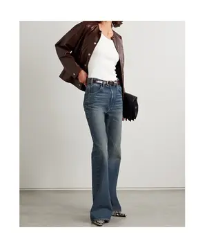 NILI LOTAN Roe Flared Jeans - Blue