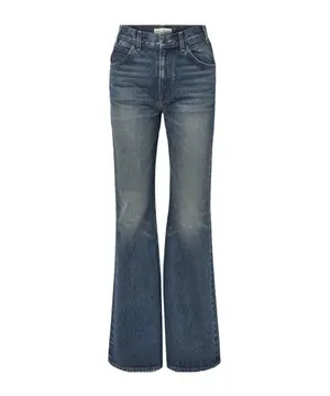 NILI LOTAN Roe Flared Jeans - Blue