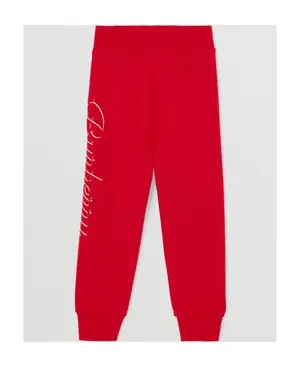 Burberry Script Logo-print Cotton Track Trousers