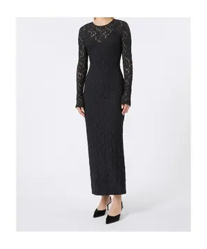 Max Mara Sarta Lace Crewneck Dress