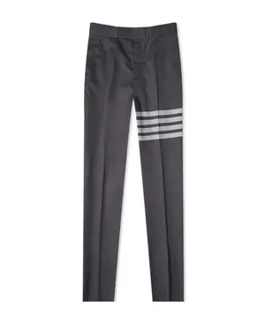 Thom Browne 4-bar Tailored Trousers - Medium Gray