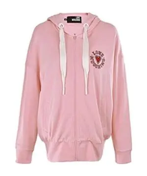 Moschino Heart Zip-up Hoodie