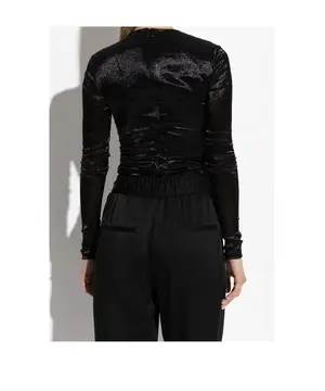 Isabel Marant Étoile Long Sleeve Ruched Cut-out Top