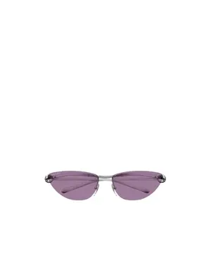Gucci Rimless Oval Sunglasses - Silver