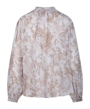 FORTE_FORTE Printed Shirt - Gray