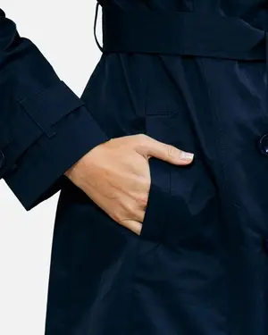 Emporio Armani Double-breasted Trench Coat