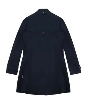 Emporio Armani Double-breasted Trench Coat - Blue