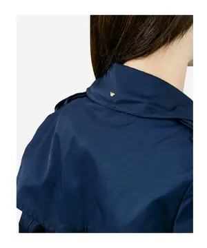 Emporio Armani Double-breasted Trench Coat - Blue