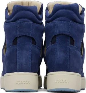 Isabel Marant Étoile High-top Sneakers With Velcro Closure - Blue
