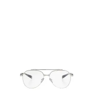 Balmain Aviator Full-rim Eyeglasses - Silver