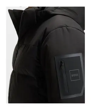 Hugo Boss Quilted Padded Jacket With Detachable Hood