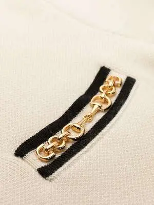 Gucci Wool Dress With Contrast Trim