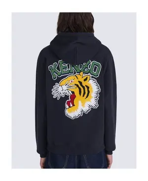 Kenzo Tiger Varsity Hoodie - Black