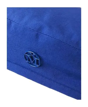 MAISON MICHEL Logo Plaque Beret - Blue