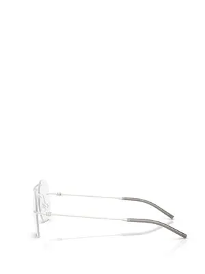 Moncler Rimless Aviator Eyeglasses