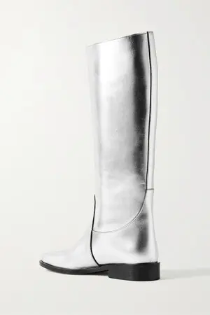 Khaite Wooster Metallic Boots