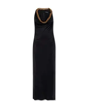 Versace Chain-link Detailed Maxi Dress