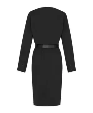 Saint Laurent Belted Wrap Dress