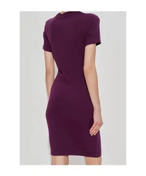 Versace Logo Print T-shirt Dress
