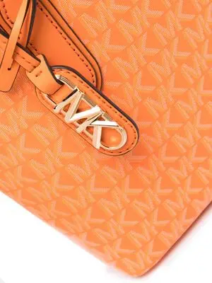 Michael Kors All-over Logo Printed Small Tote Bag