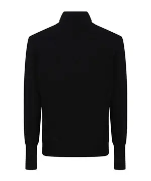 BALLANTYNE Turtleneck Long-sleeved Jumper - Black