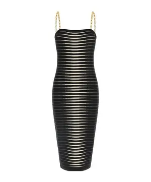 Elisabetta Franchi Stripes Cocktail Dresses