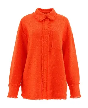 MSGM Tweed Overshirt