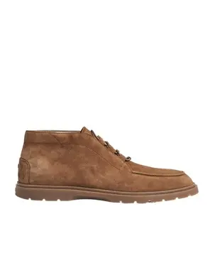 TOD'S Desert Lace-up Boots - Brown