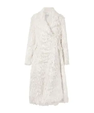 Gabriela Hearst Long Sleeve Fur Coat