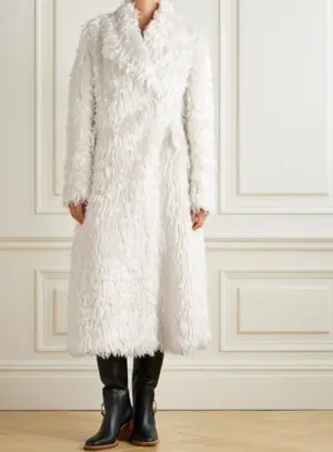 Gabriela Hearst Long Sleeve Fur Coat