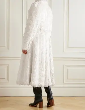 Gabriela Hearst Long Sleeve Fur Coat