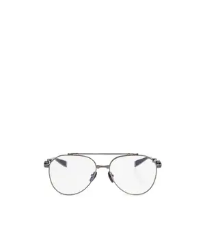 Balmain Brigade Vii Pilot Frame Glasses - Silver