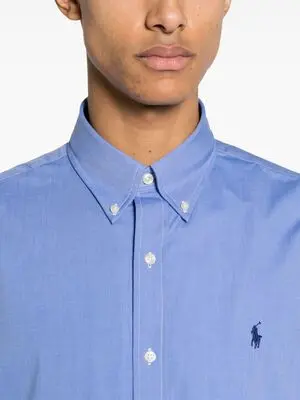 Polo Ralph Lauren Custom Fit Poplin Shirt - Blue
