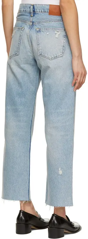 ANINE BING Logo High Waist Jeans
