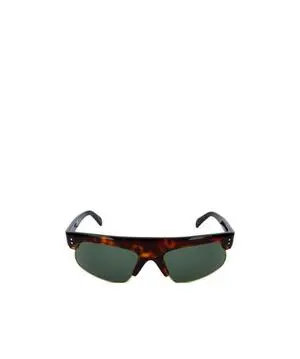 Celine Geometric Frame Sunglasses - Brown