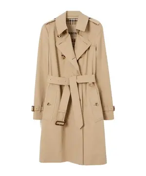 BURBERRY Burberry Double-Breasted Belted Trench Coat